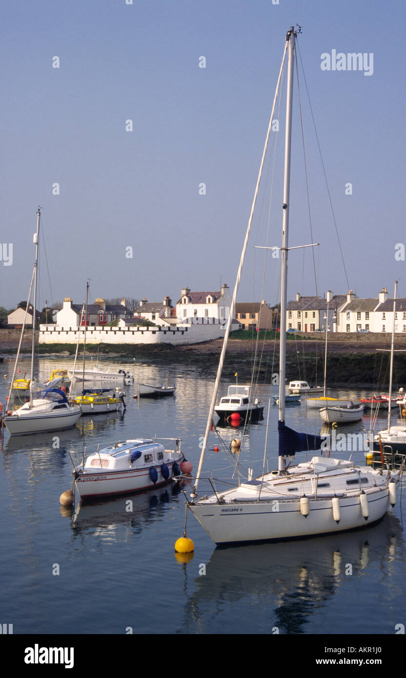 Scenic Isle of Whithorn Stock Photo - Alamy
