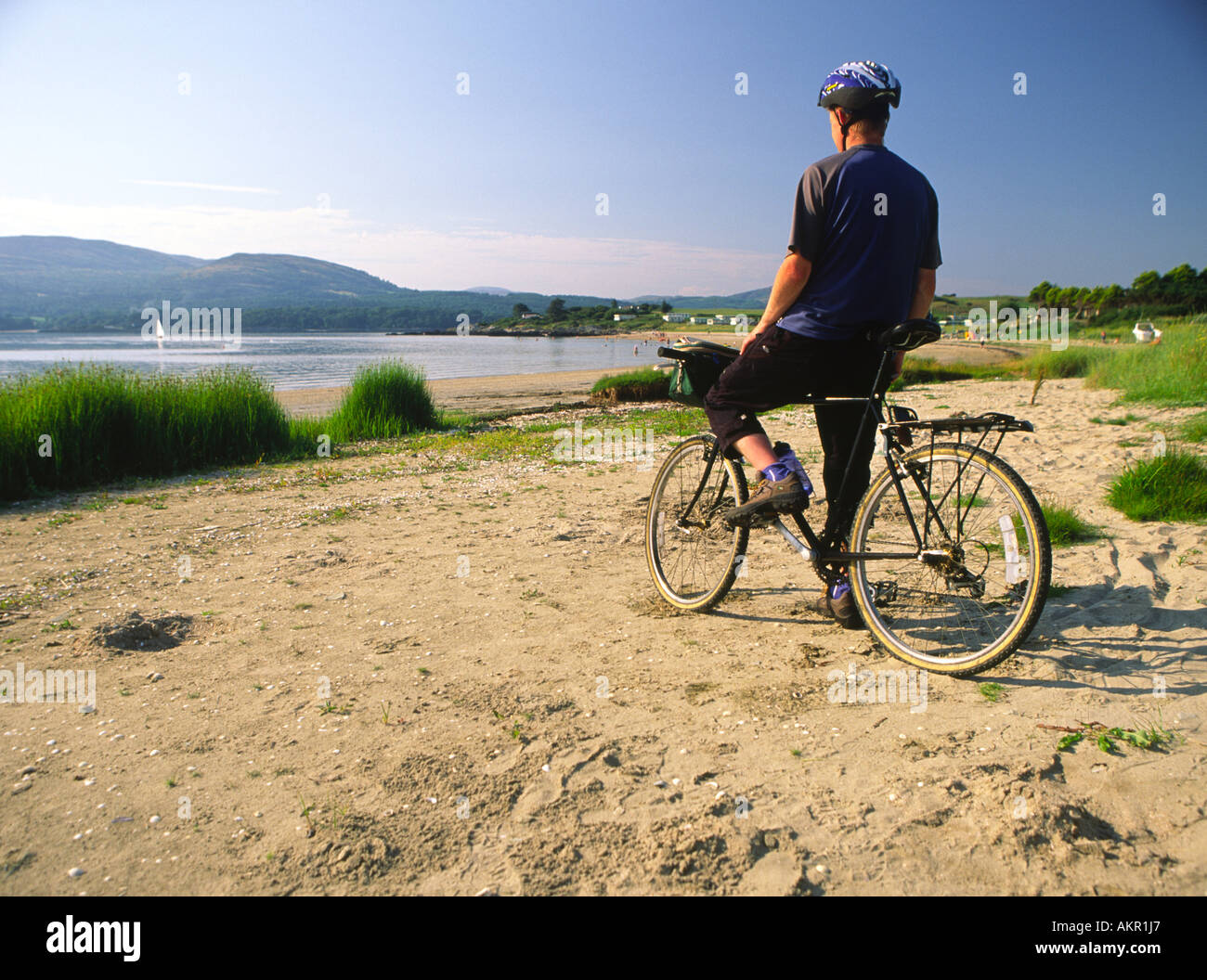 Cycling Galloway Scotland Stock Photo - Alamy