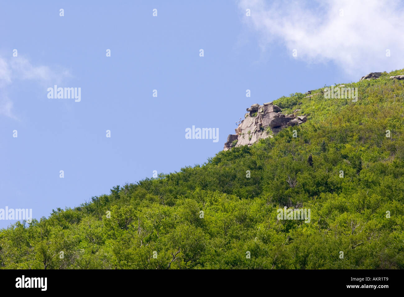 Old Man Of The Mountain New Hampshire High Resolution Stock Photography ...
