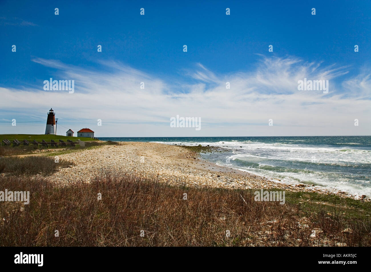 Point Judith Lighthouse Narragansett High Resolution Stock Photography ...