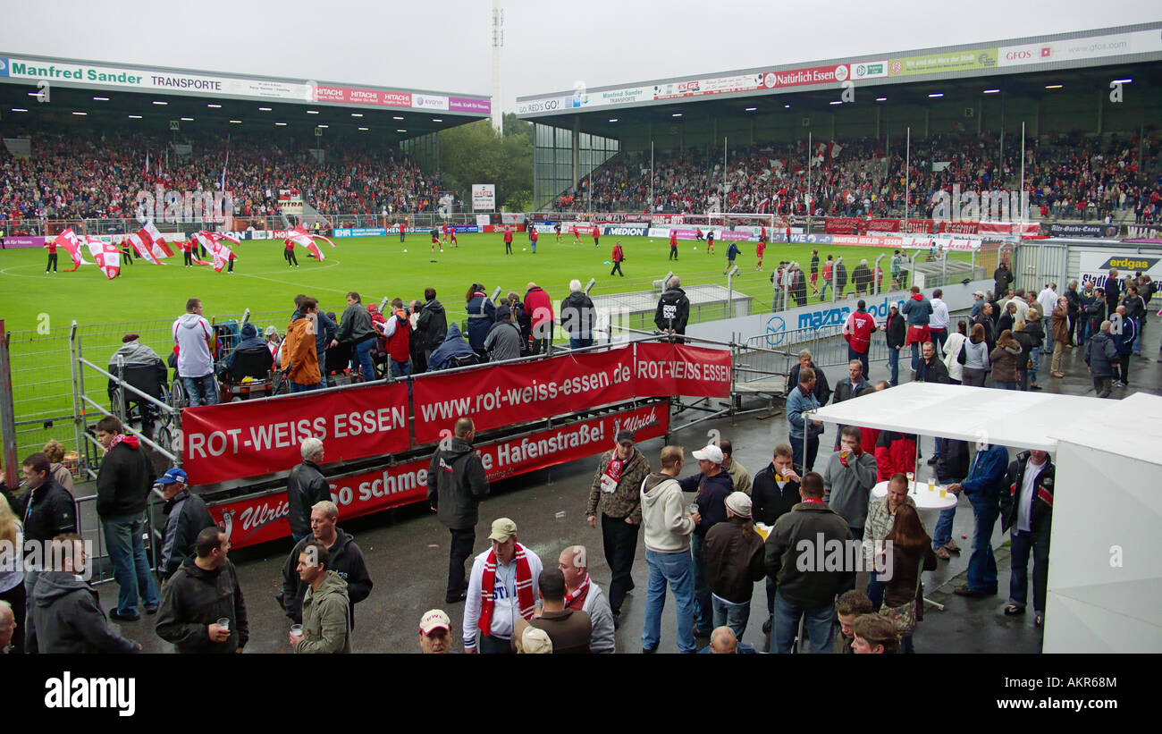 football, Regionalliga North, saison 2007/2008, Rot-Weiss Essen versus ...