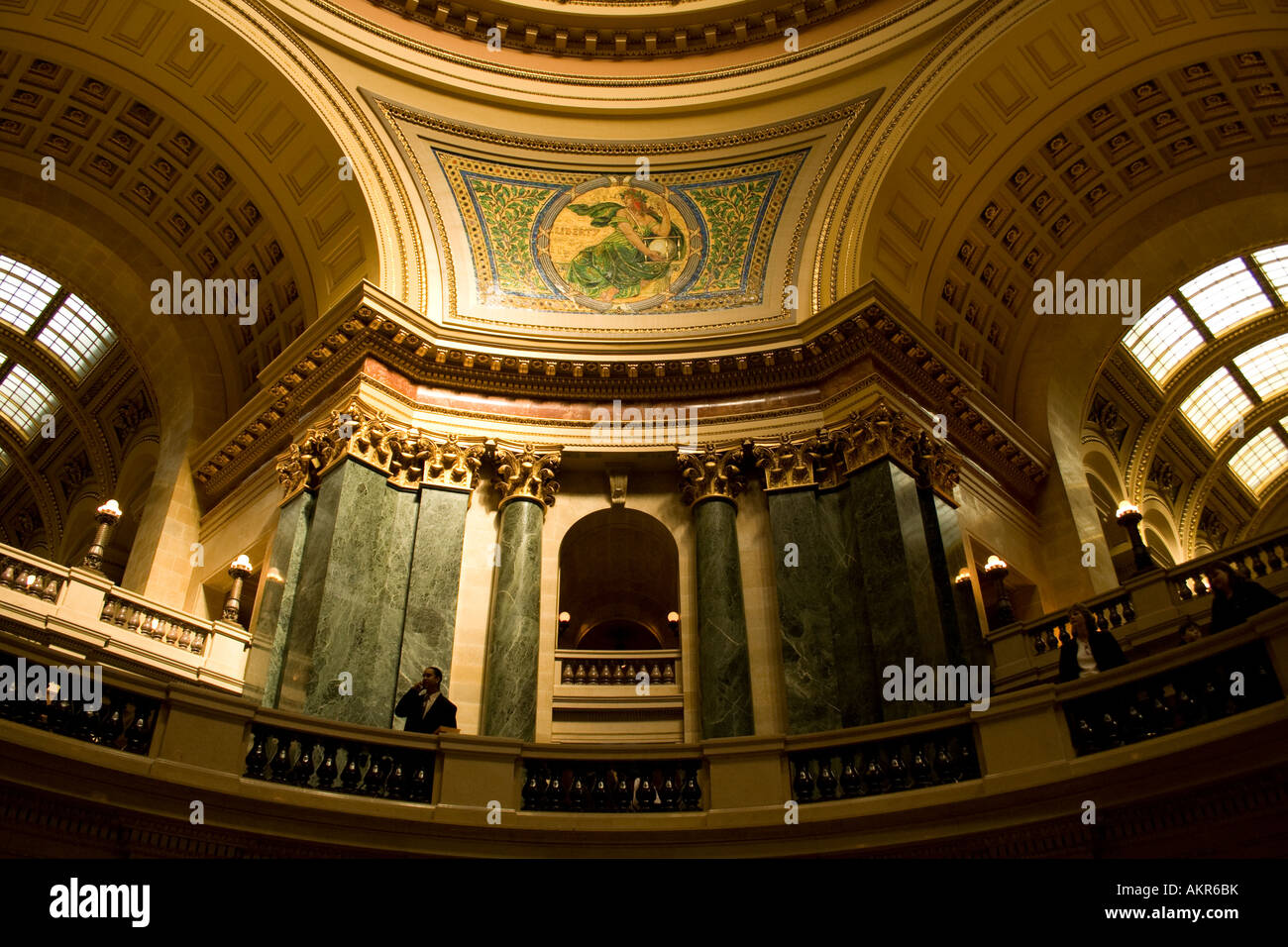 Rotunda inside the capitol building Madison Wisconsin Stock Photo - Alamy