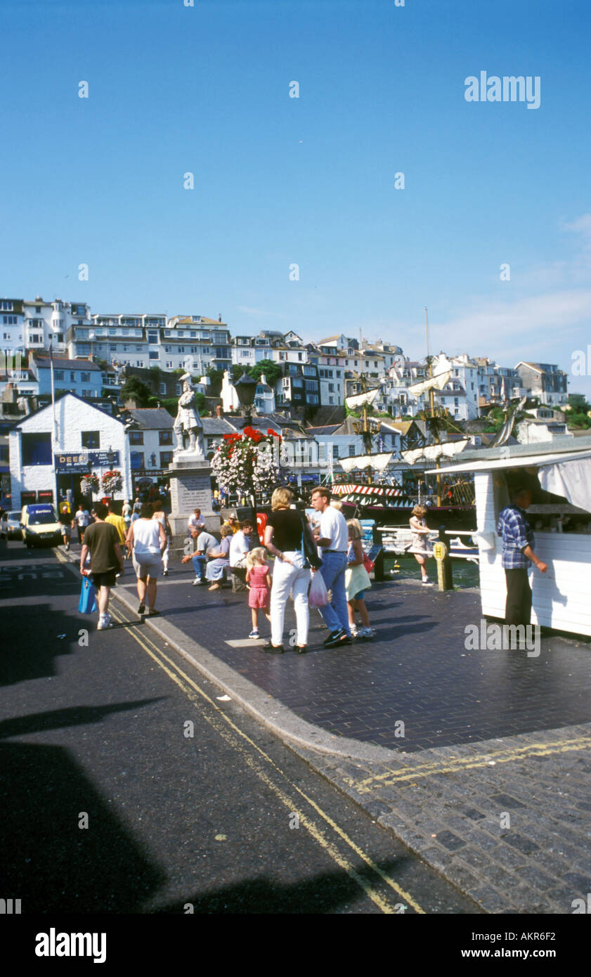 The Devon Fishing Village of Brixham Stock Photo - Alamy