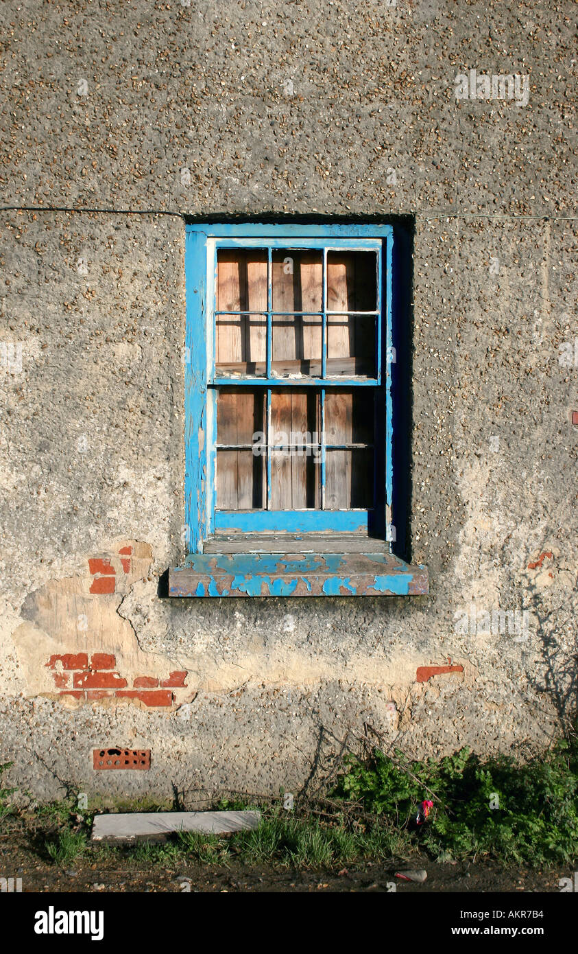 Window in derelict building Stock Photo - Alamy