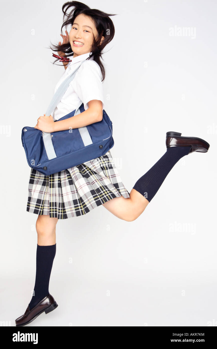 Portrait of high school girl Stock Photo - Alamy