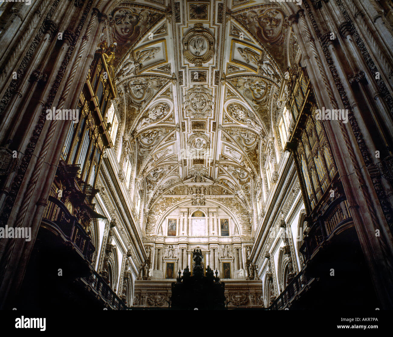 Cordoba Spain Great Mosque Interior St Vincent Cathedral Stock Photo ...