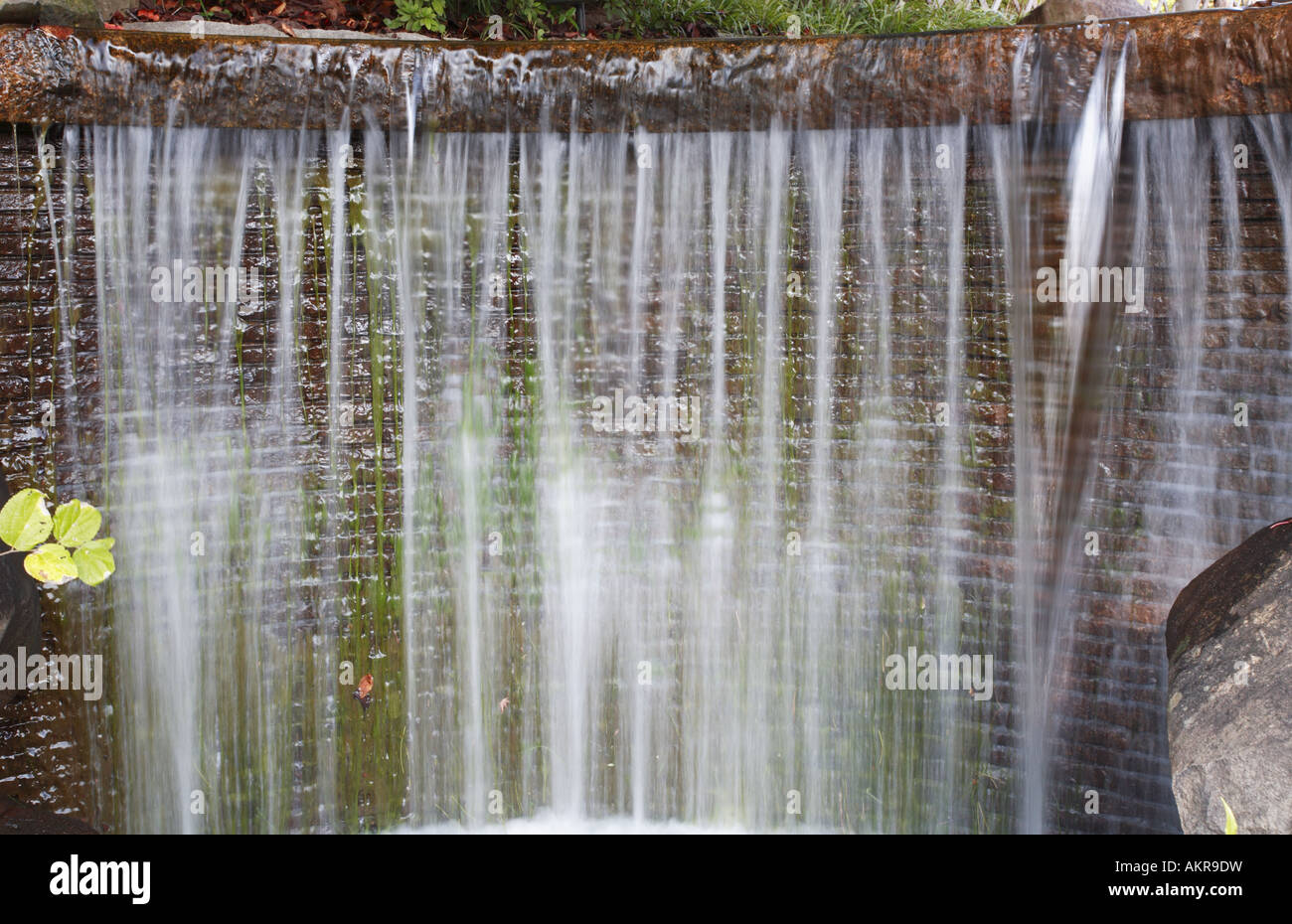 Small waterfall in Japan Stock Photo - Alamy