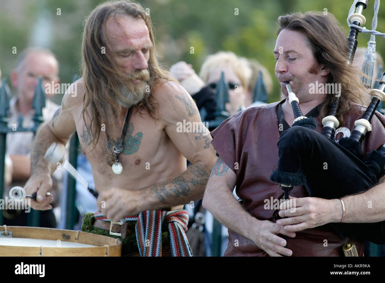 Tubardh Stormcrow Wilson and Brian Cartwright of Clann an Drumma at the ...