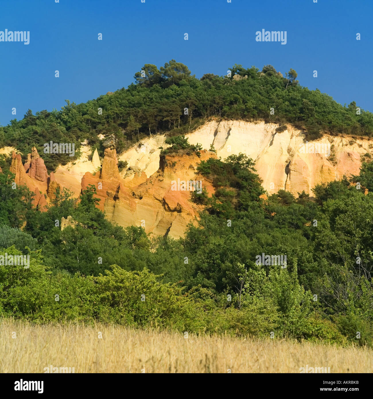 Le Colorado Provençal de Rustrel, former ochre quarry, Rustrel, Lubéron ...