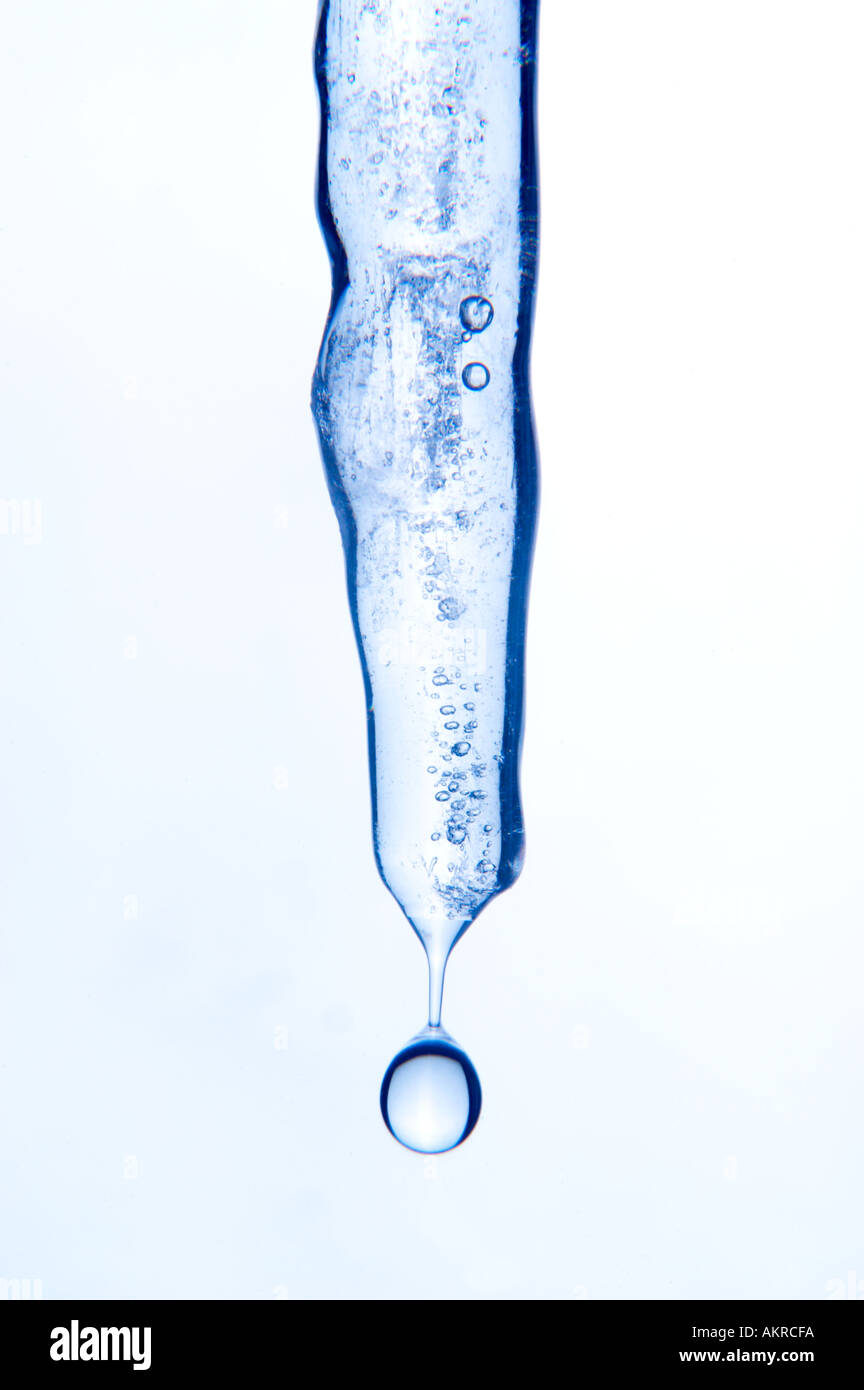 icicle with drip of water, icicles melting Stock Photo - Alamy