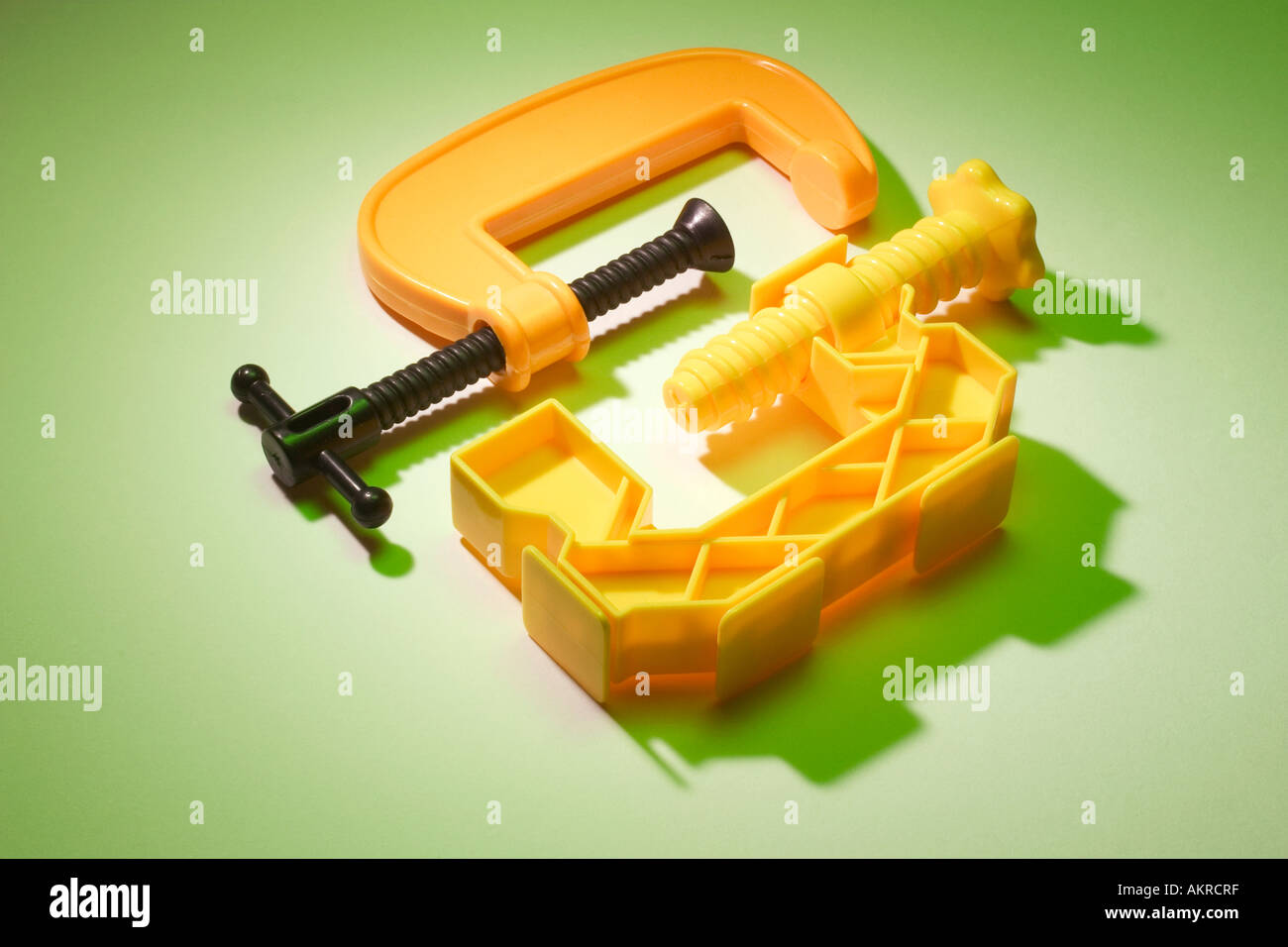 Toy Plastic Clamp Stock Photo - Alamy