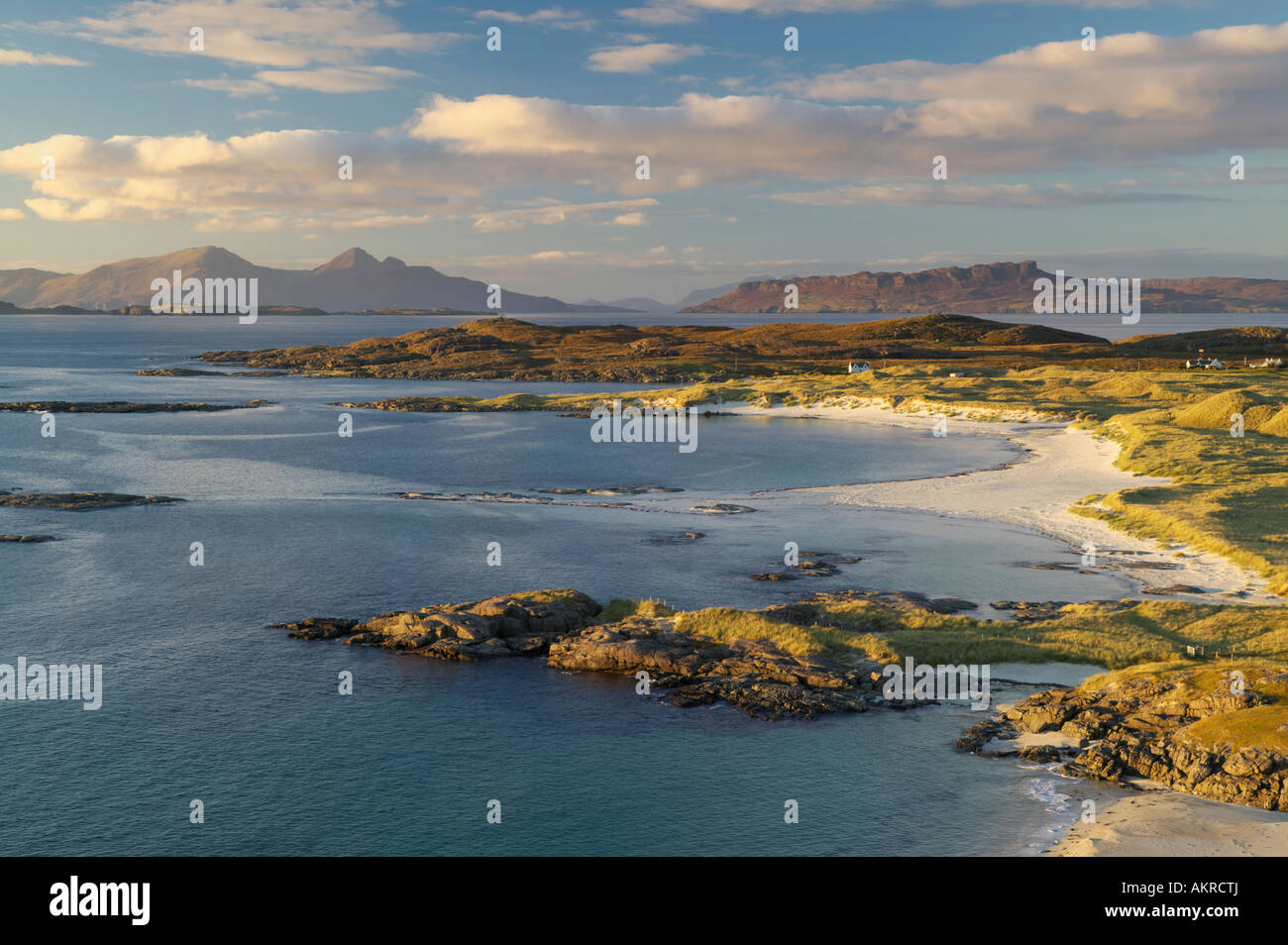 Sanna Bay, Ardnamurchan, Lochaber, Highland, Scotland, UK. View to the ...