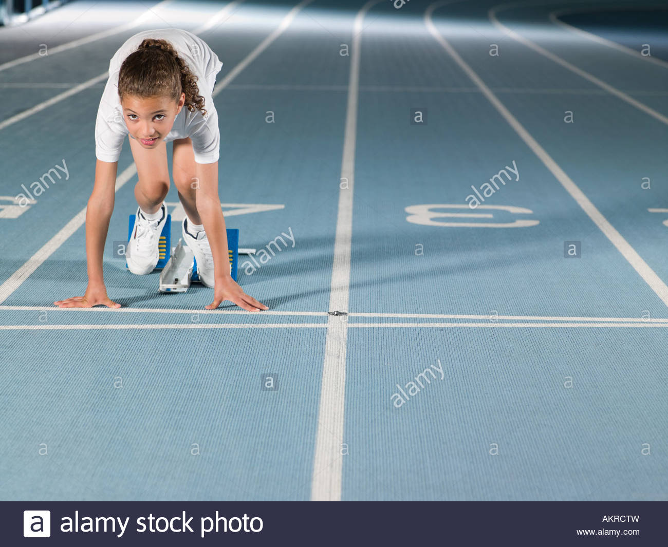 Girls At Starting Line Stock Photos & Girls At Starting Line Stock ...