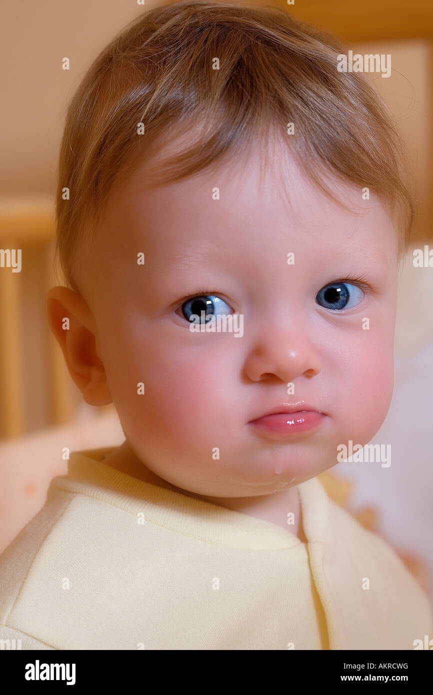 BABY BOY 11 MONTHS OLD Stock Photo - Alamy