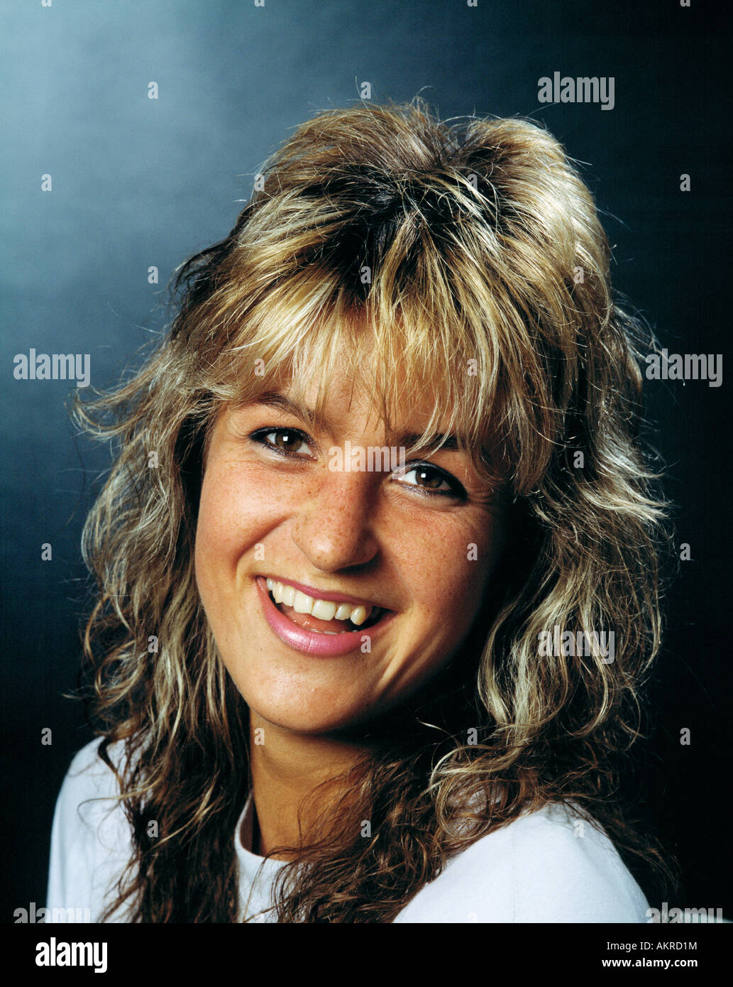 young girl, young woman, 20 to 25 years old, portrait, brunette, long ...