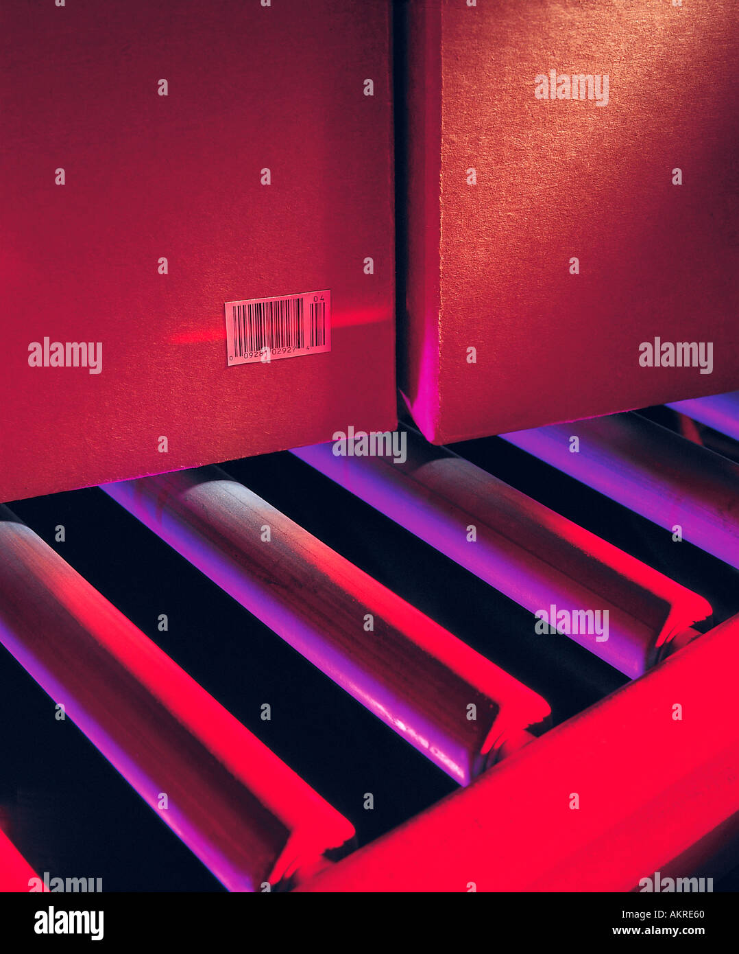 Warehouse scanning barcode on box hi-res stock photography and images ...