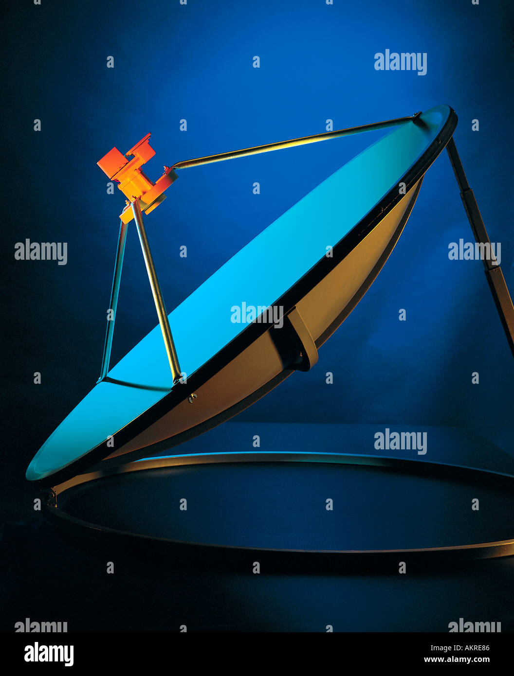 portable satellite dish Stock Photo - Alamy