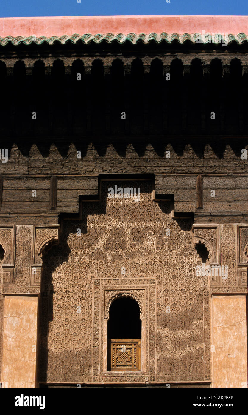 Morocco, Marrakesh, Medersa Ben Youssef Stock Photo - Alamy