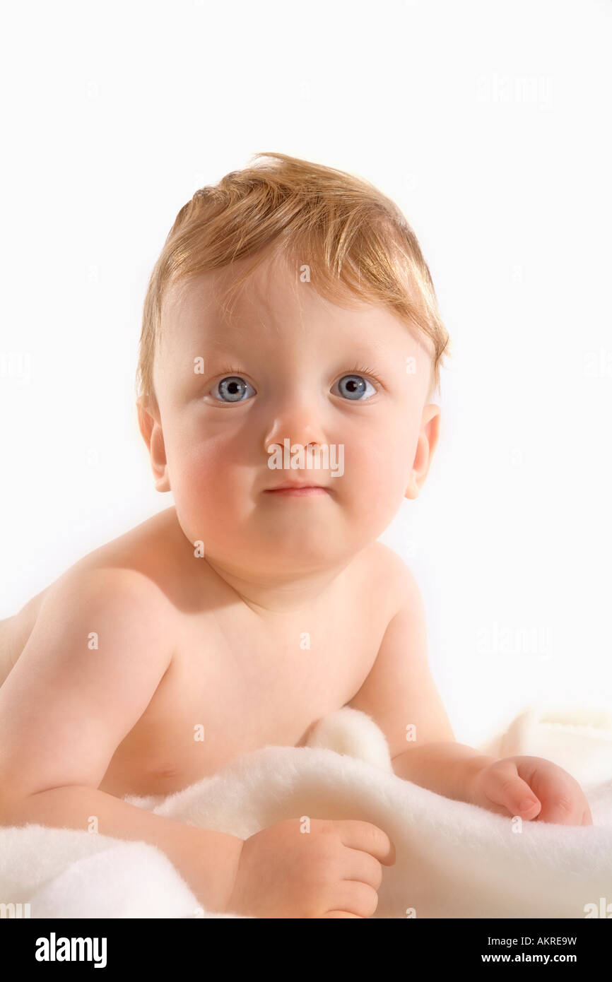 BABY BOY 11 MONTHS OLD Stock Photo - Alamy