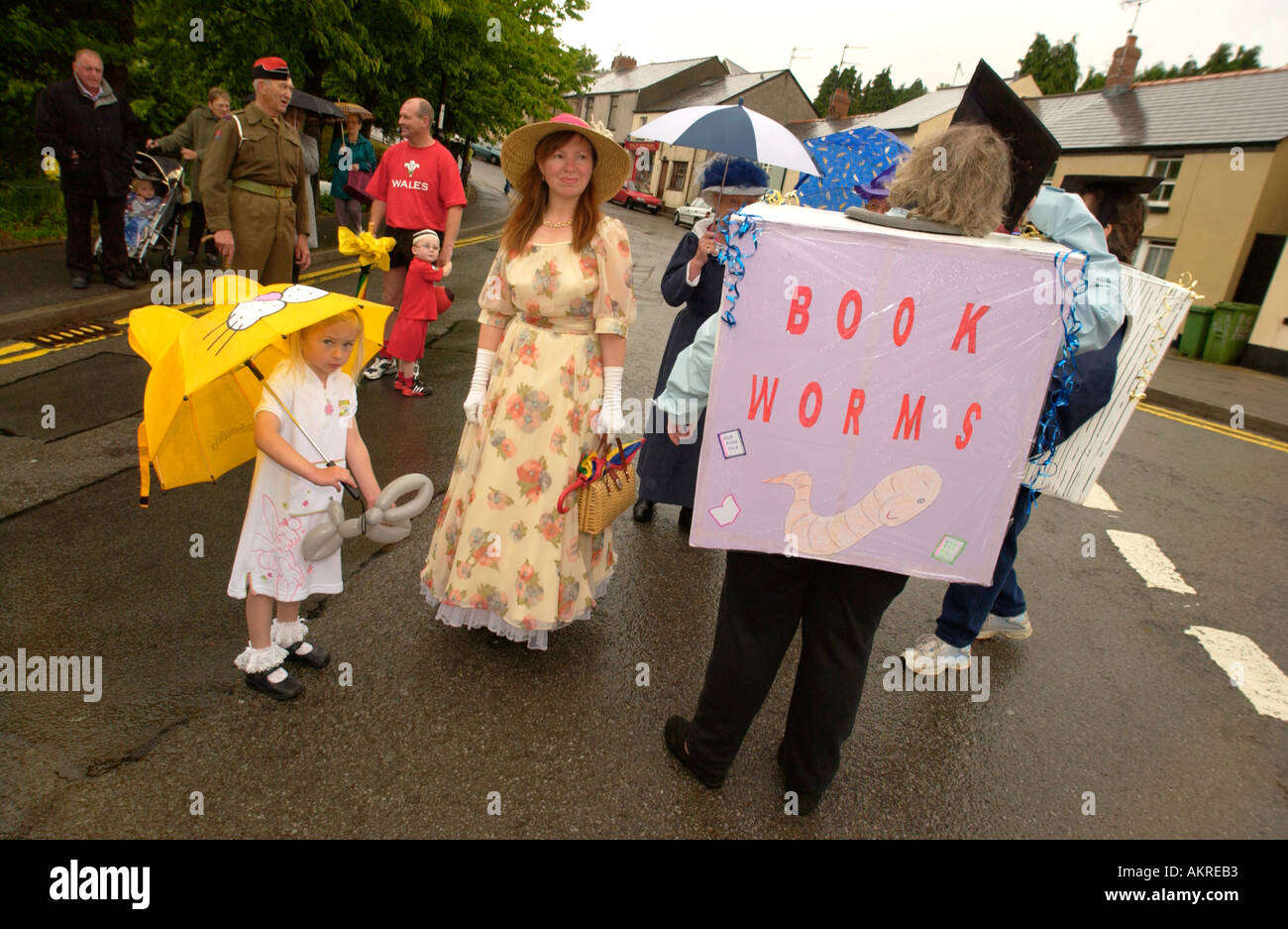 Fancy dress parade to celebrate Blaenavon Booktown, an attempt to ...