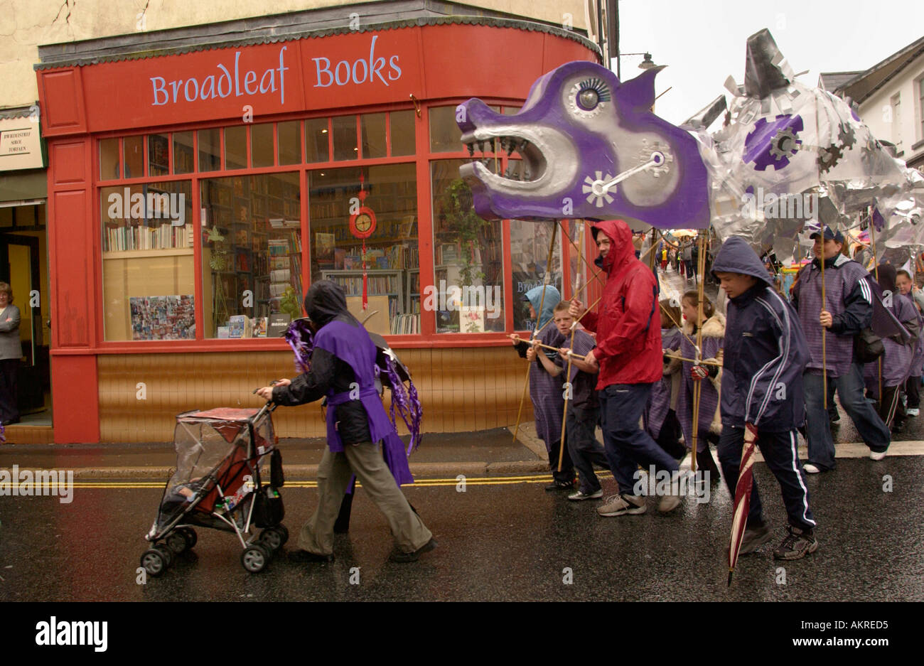Fancy dress parade to celebrate Blaenavon Booktown, an attempt to ...