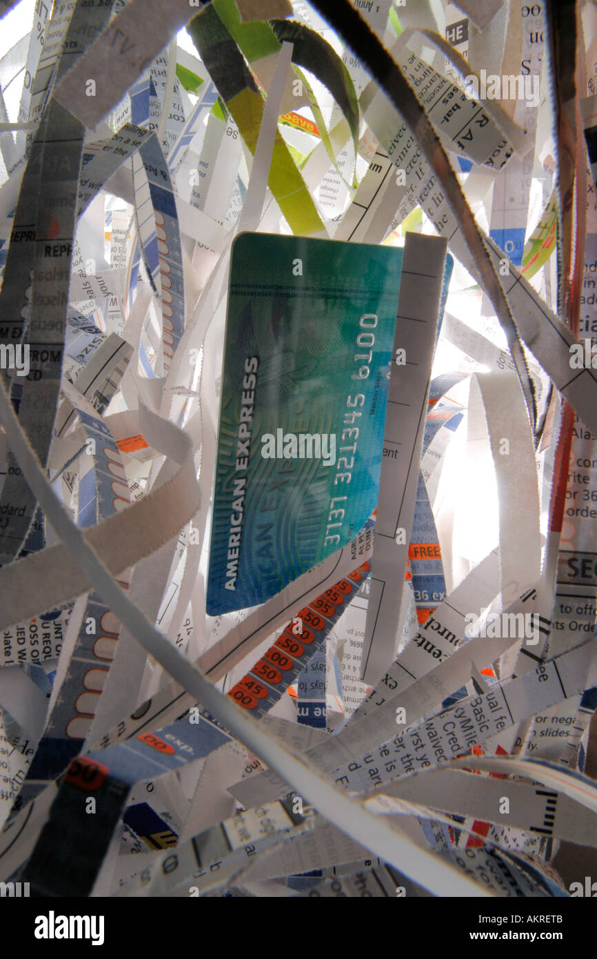 Credit card disposal hi-res stock photography and images - Alamy