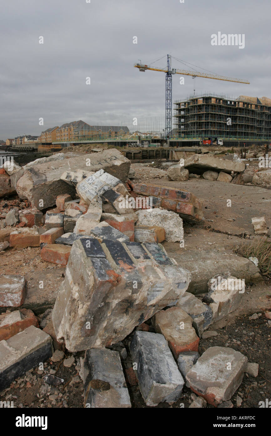 Construction and development along the Thames Gateway corridor in South ...