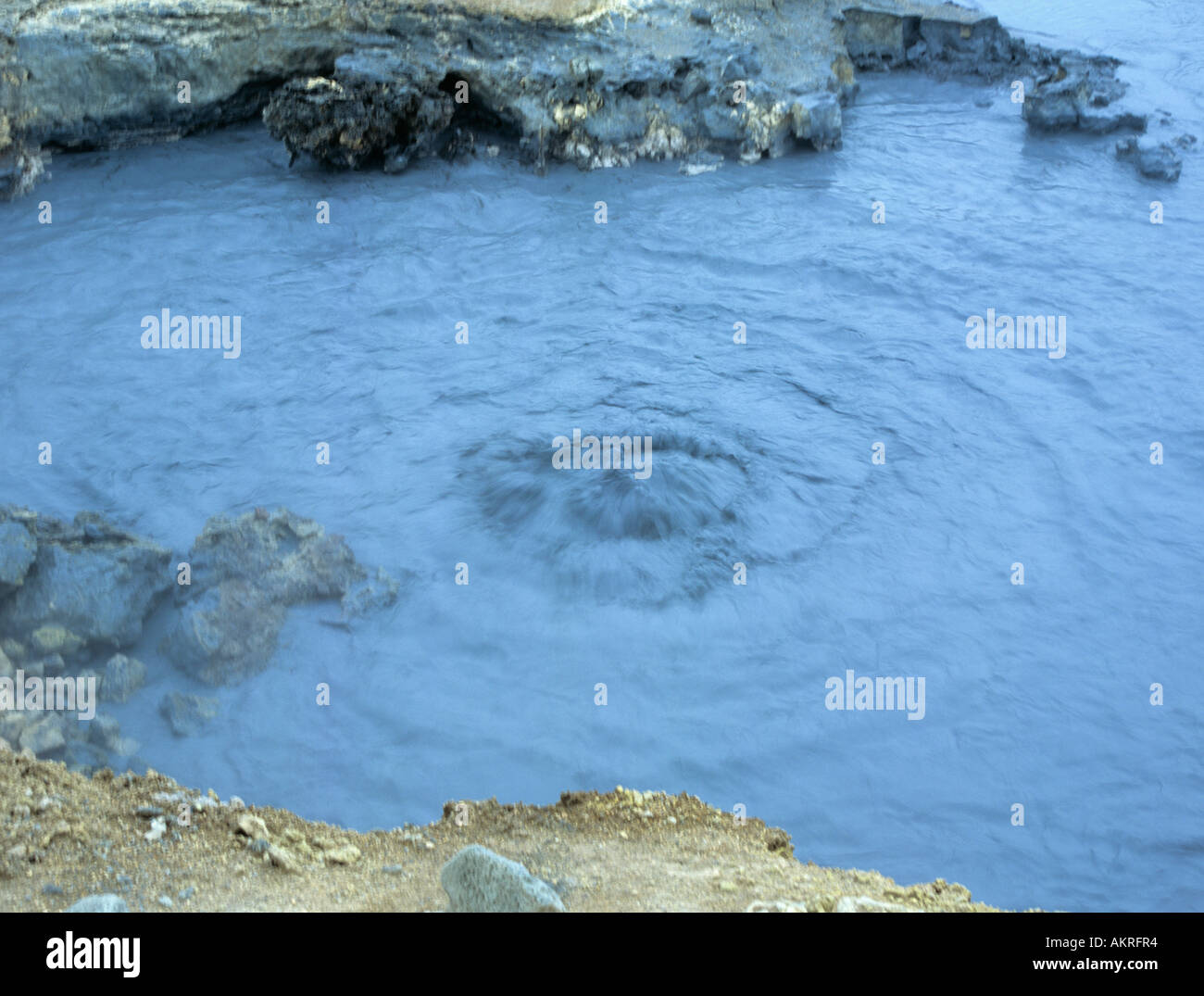 Hverir hot spring of bubbling mud hi-res stock photography and images ...