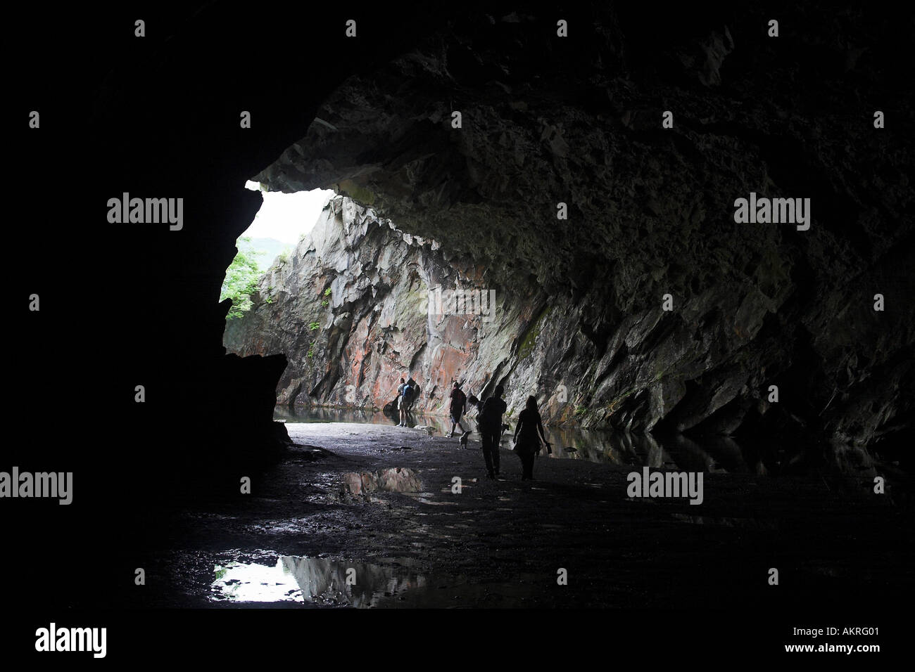 rydal caves in the lake district, uk Stock Photo - Alamy