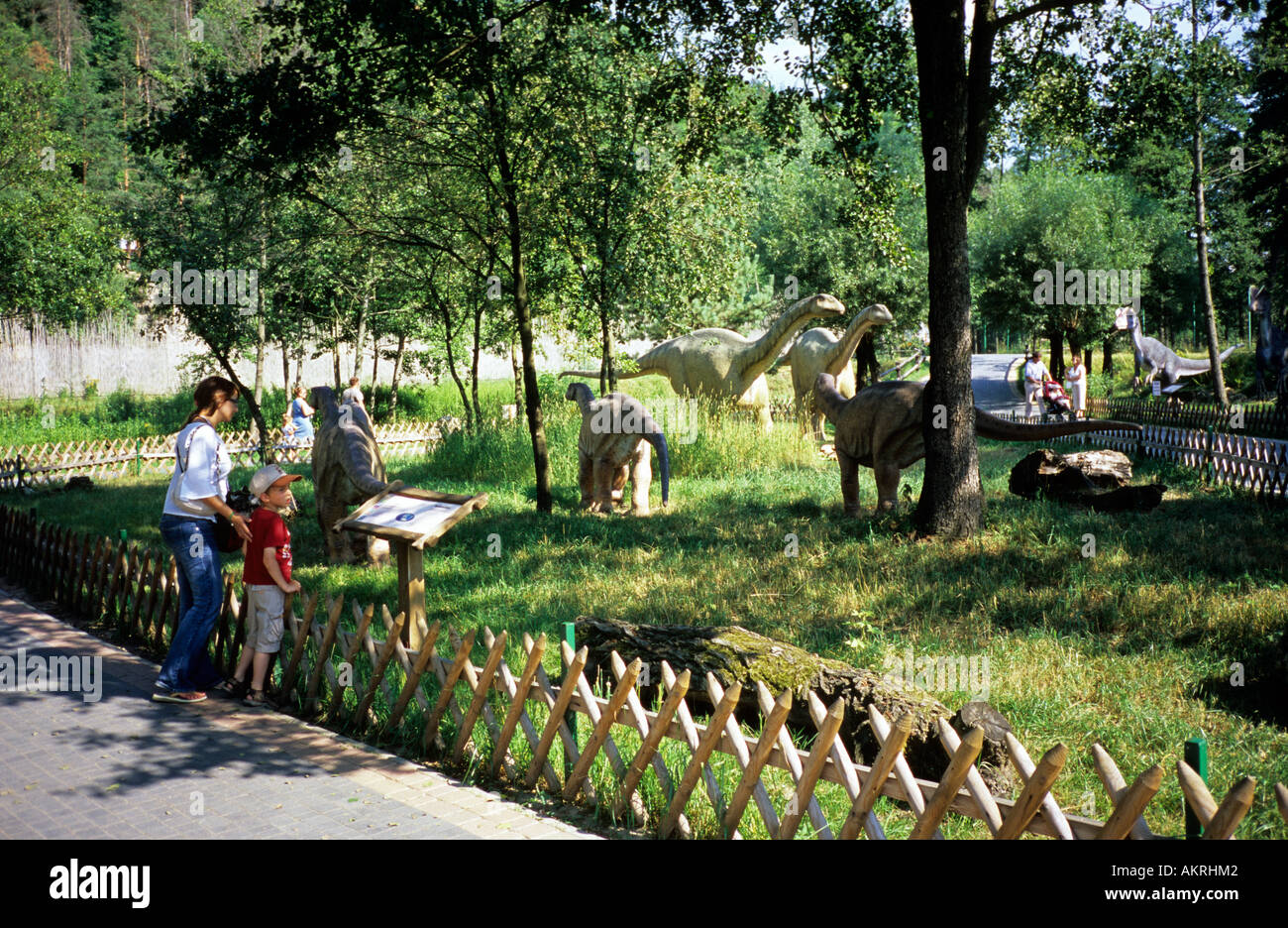 Poland, Baltow, Dinosaur theme parc Stock Photo - Alamy