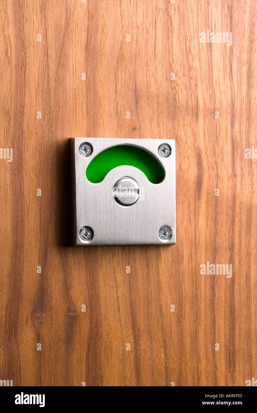 Toilet engaged sign hi-res stock photography and images - Alamy