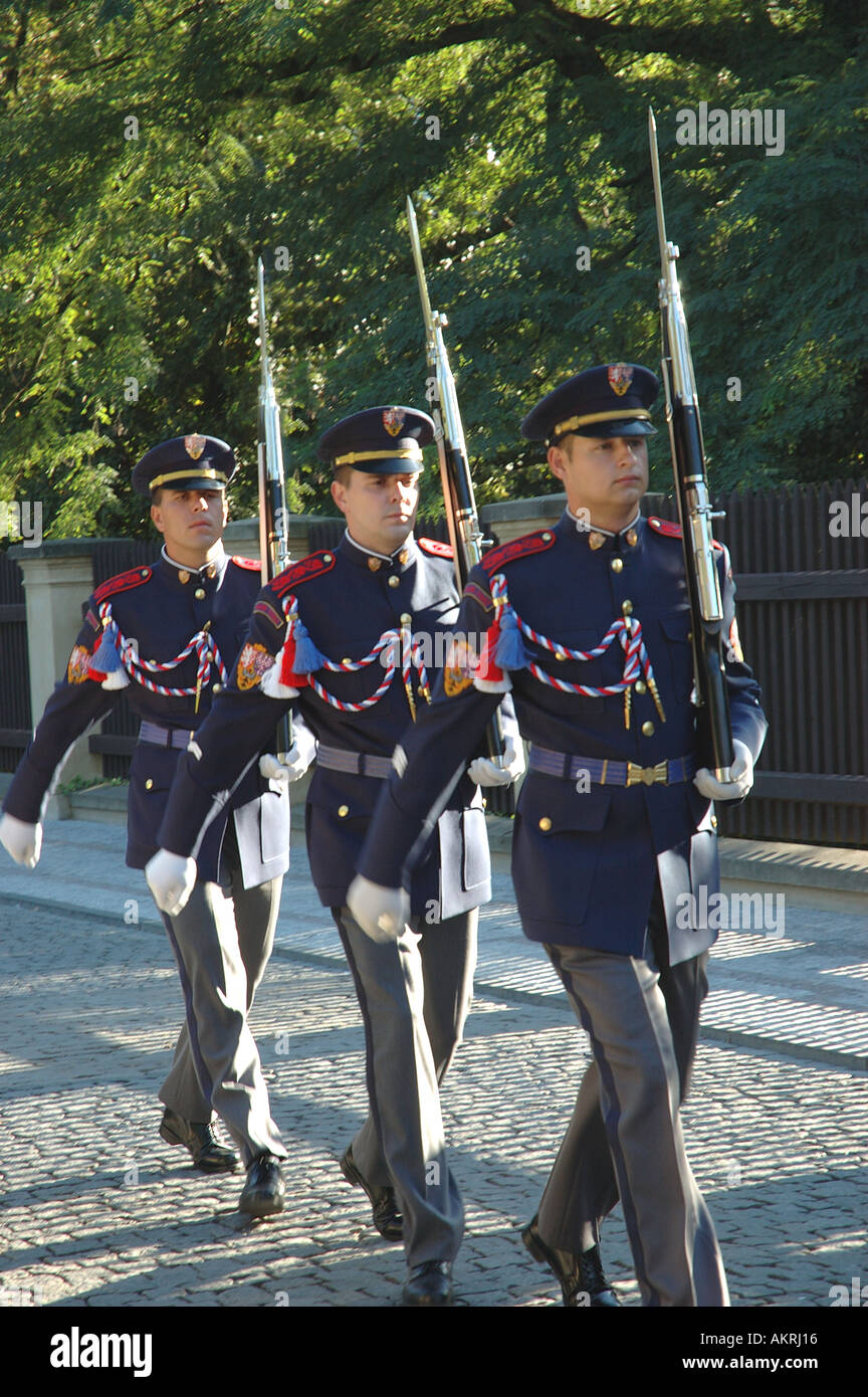 Prague castle duties hi-res stock photography and images - Alamy