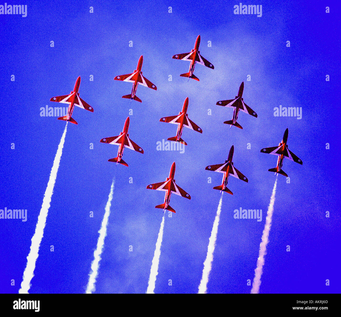 RED ARROWS IN ACTION Stock Photo - Alamy