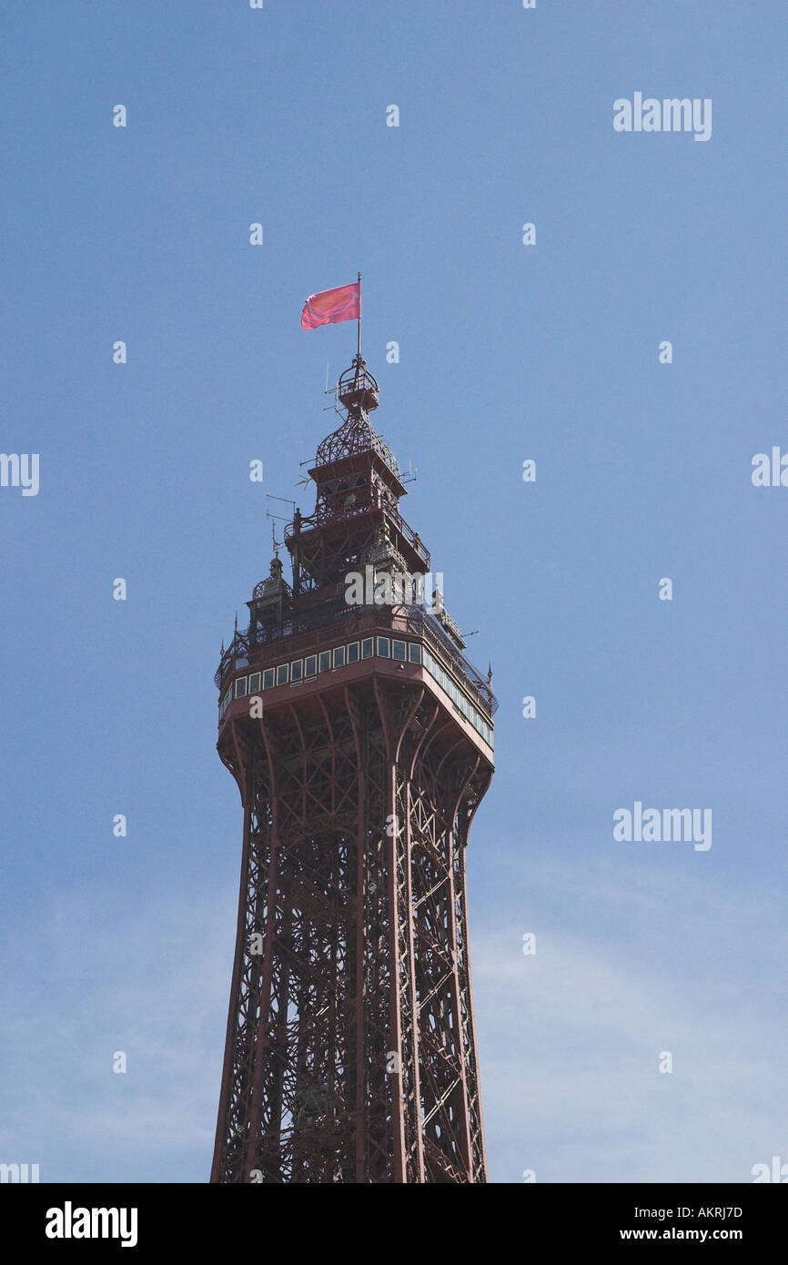 Blackpool tower top view hi-res stock photography and images - Alamy