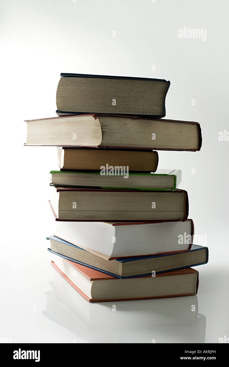 Stack of books Stock Photo - Alamy