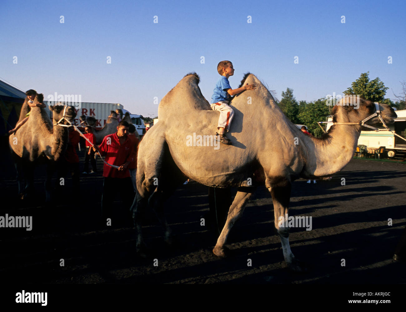 Children having camel rid hi-res stock photography and images - Alamy