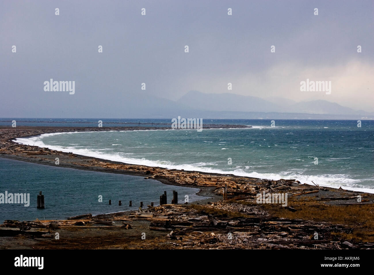 Sequim waves power weather clouds storm hi-res stock photography and ...
