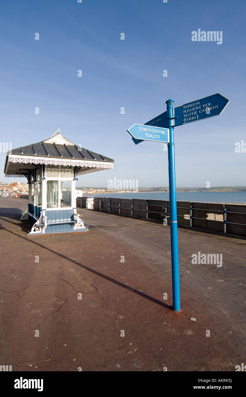 Weymouth Seafront Promenade Dorset England Stock Photo - Alamy