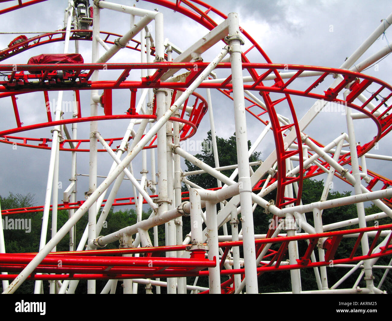 Rollercoaster tracks hi-res stock photography and images - Alamy