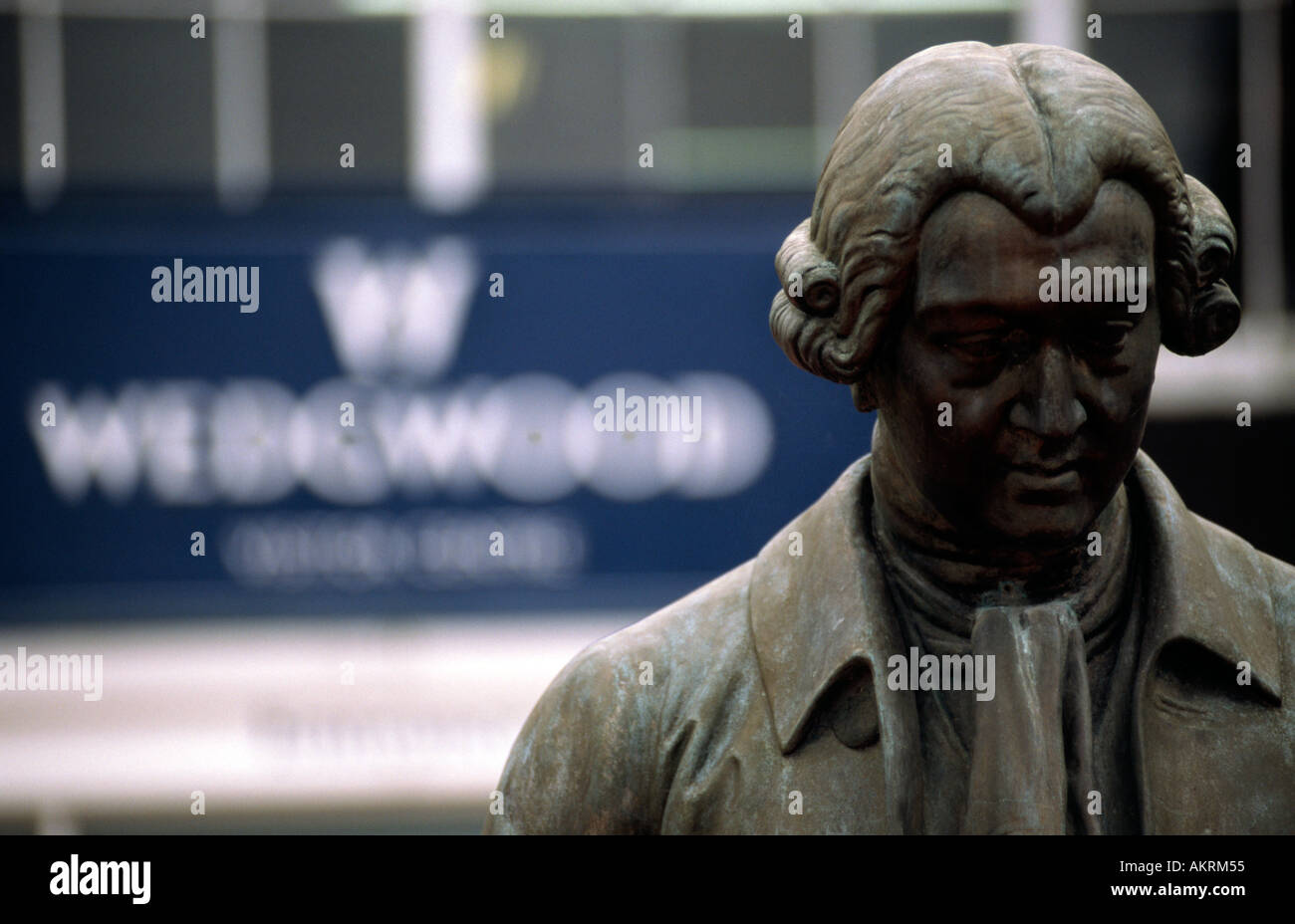 Statue of Josiah Wedgwood sons pottery 1730 1795 Stoke on Trent ...
