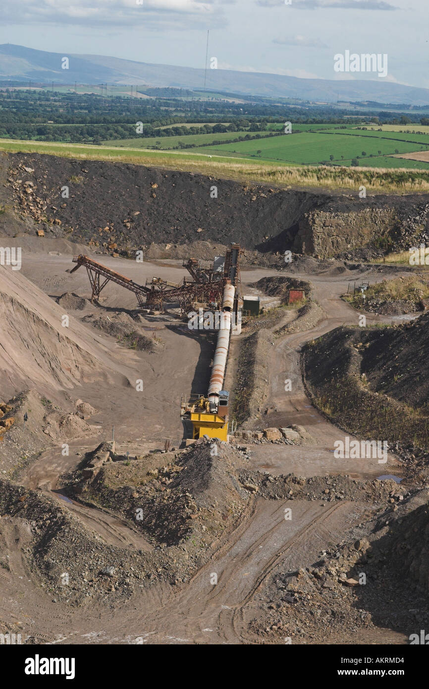 machinery in a disused quarry in the lake district, cumbria, uk Stock ...
