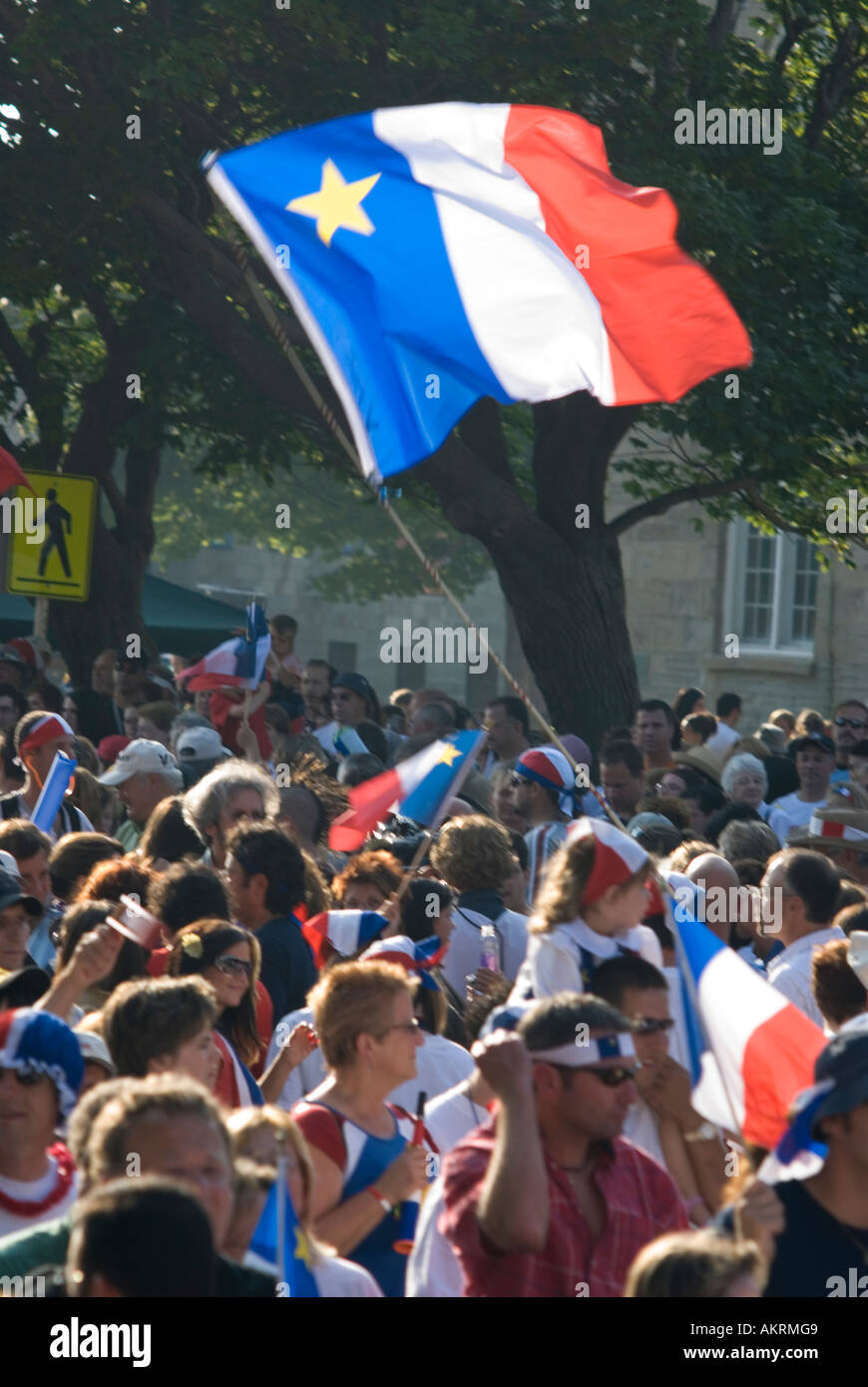 Acadian flag caraquet hi-res stock photography and images - Alamy