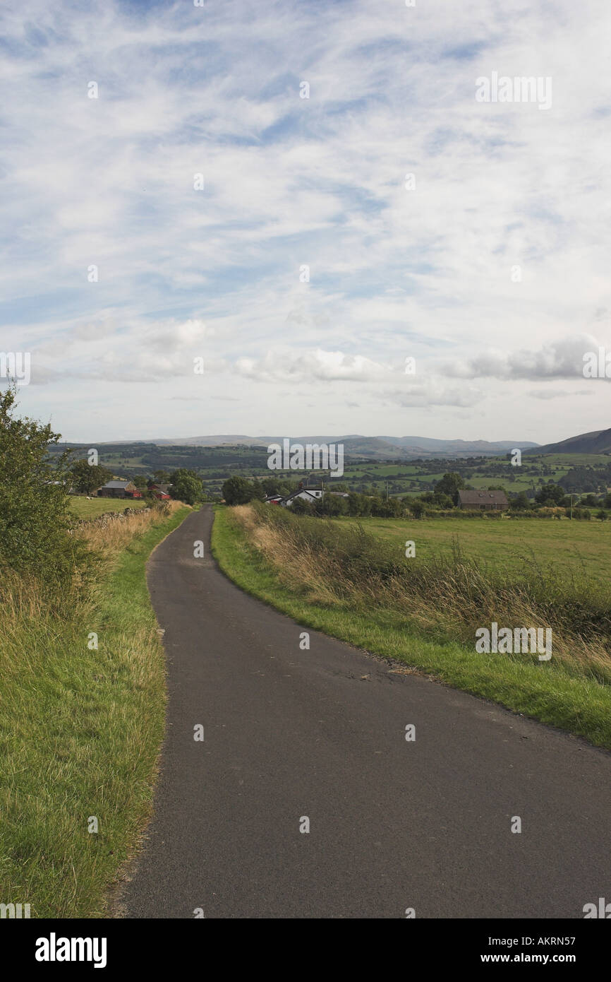 road through the cumbrian countryside Stock Photo - Alamy