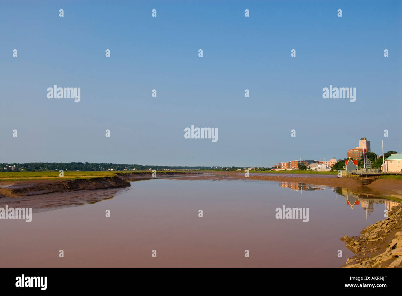 Stock image of the tidal bore in Moncton New Brunswick Canada Stock ...