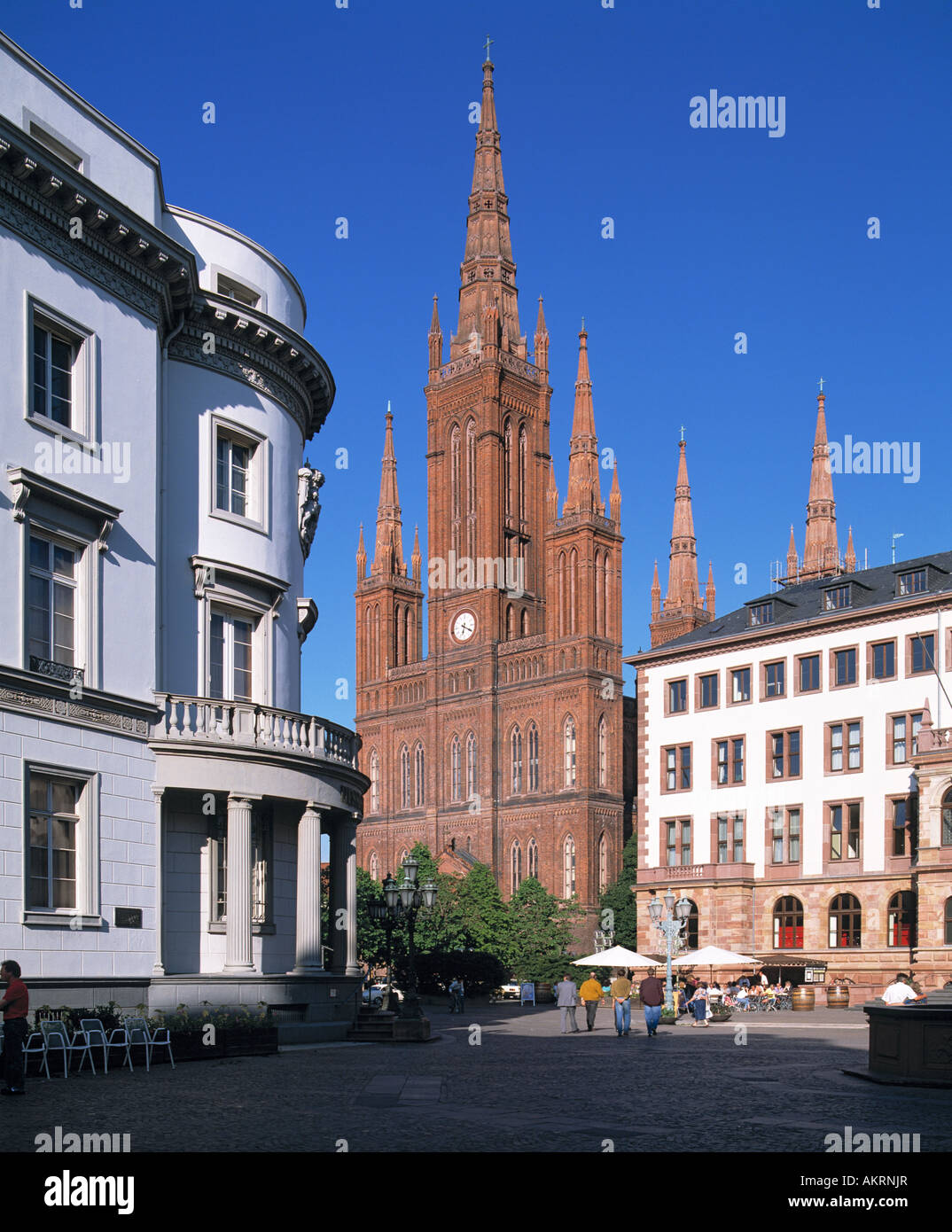 Marktkirche und rathaus hi-res stock photography and images - Alamy