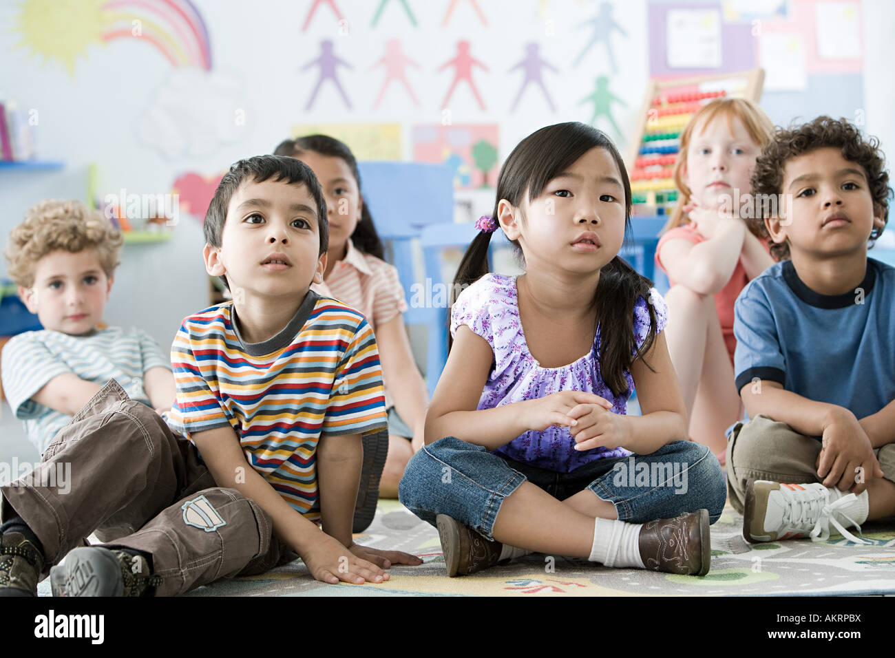 Classroom floor children hi-res stock photography and images - Alamy