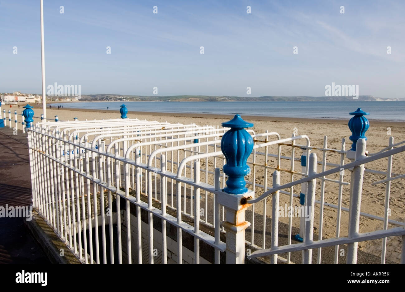 Victorian Railings Weymouth Seafront Dorset England Stock Photo - Alamy