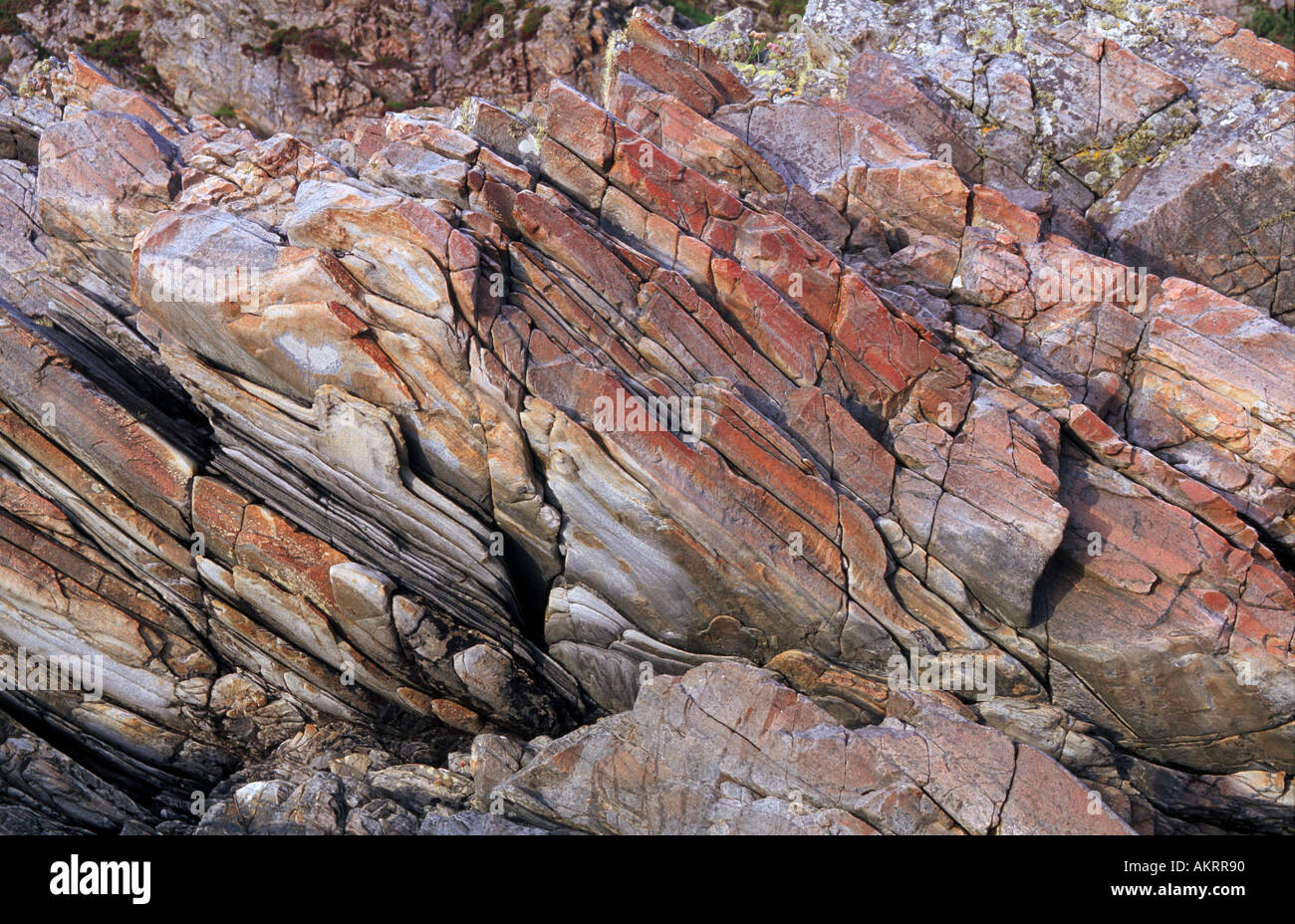 Granite cliff Scotland Stock Photo - Alamy