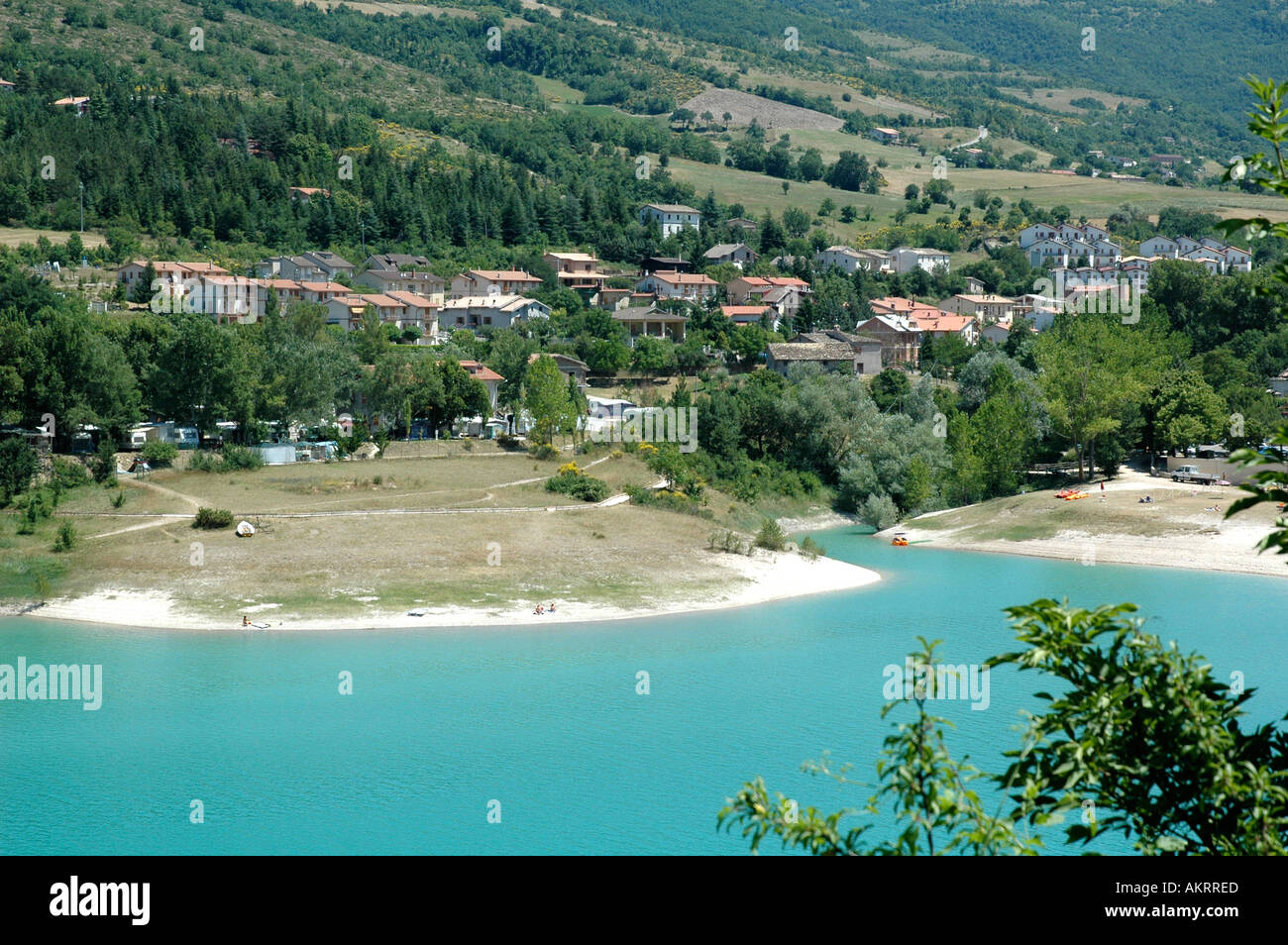 Lake fiastra hi-res stock photography and images - Alamy