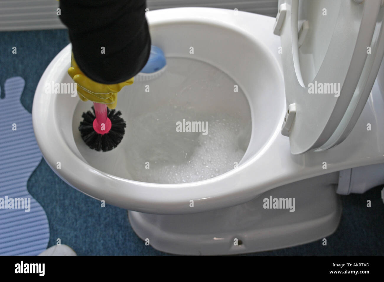 Sparkling clean toilet hi-res stock photography and images - Alamy